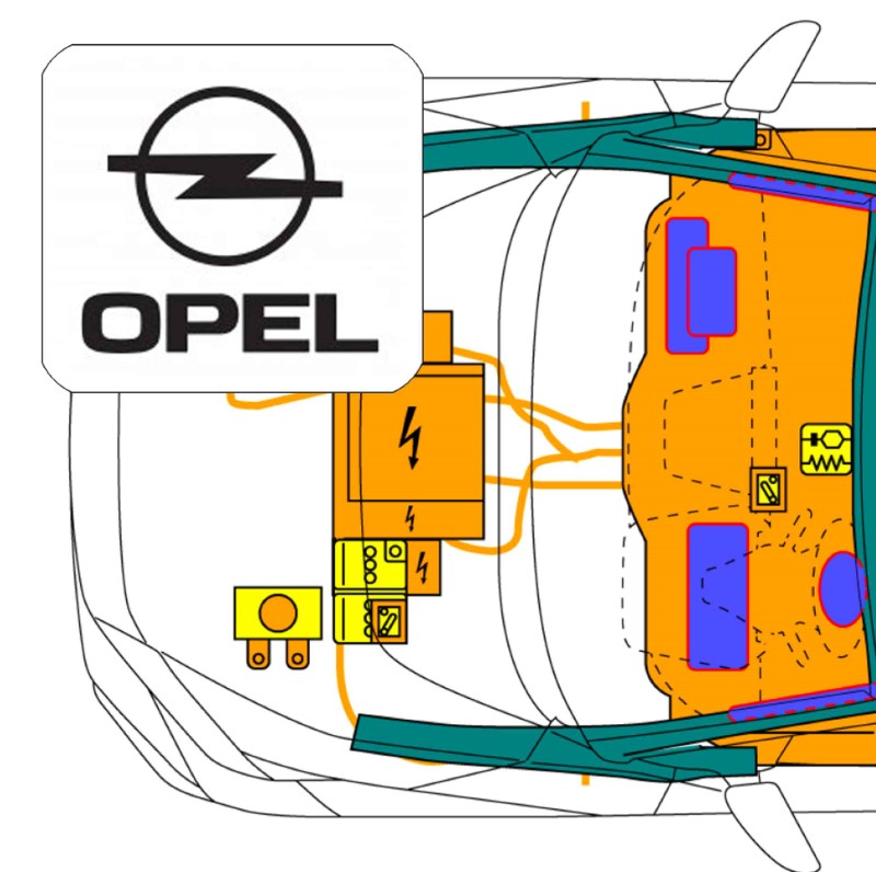 Opel (Vauxhall) Insignia 4-Türer (>2008) - Digitale Rettungskarte per ...