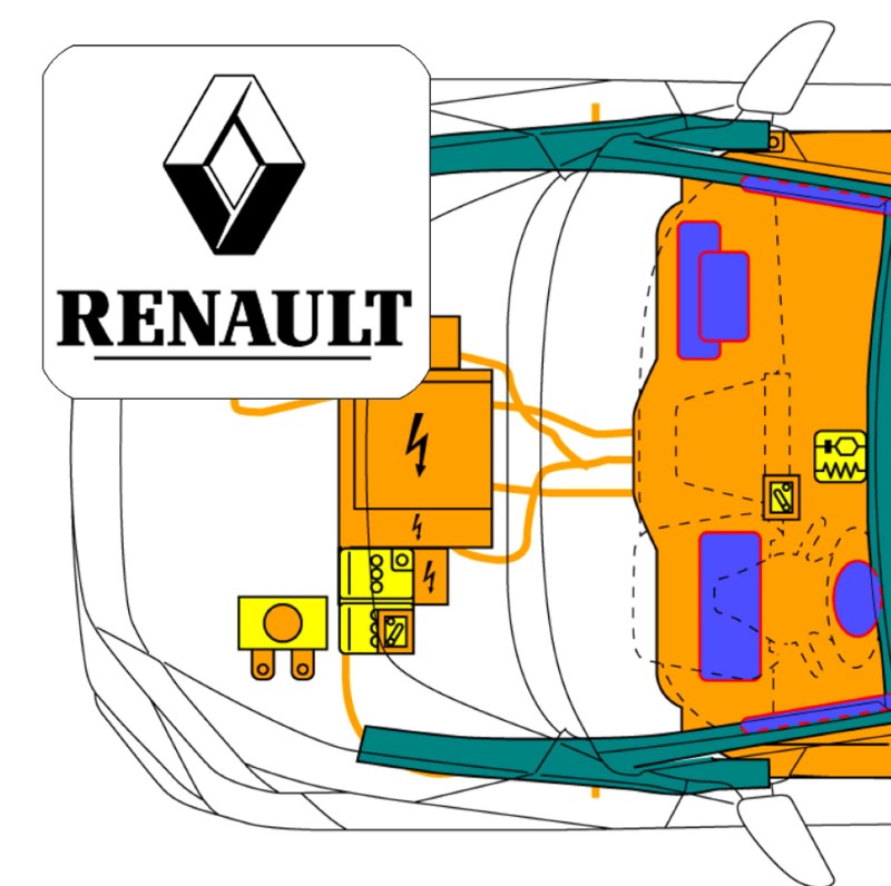 Renault Clio 5 (LPG) (>2020) - Digitale Rettungskarte per QR Code ...