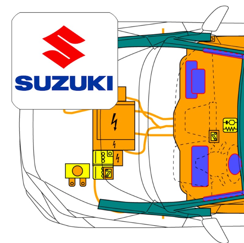 Suzuki SX4 S-Cross K14C Boosterjet (>06/2016) - Digitale Rettungskarte ...