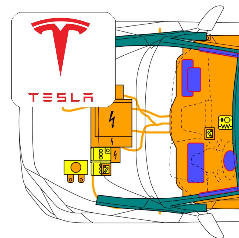 Tesla Model Y 2020-2021 - Digitale Rettungskarte per QR Code - Wenn es ...